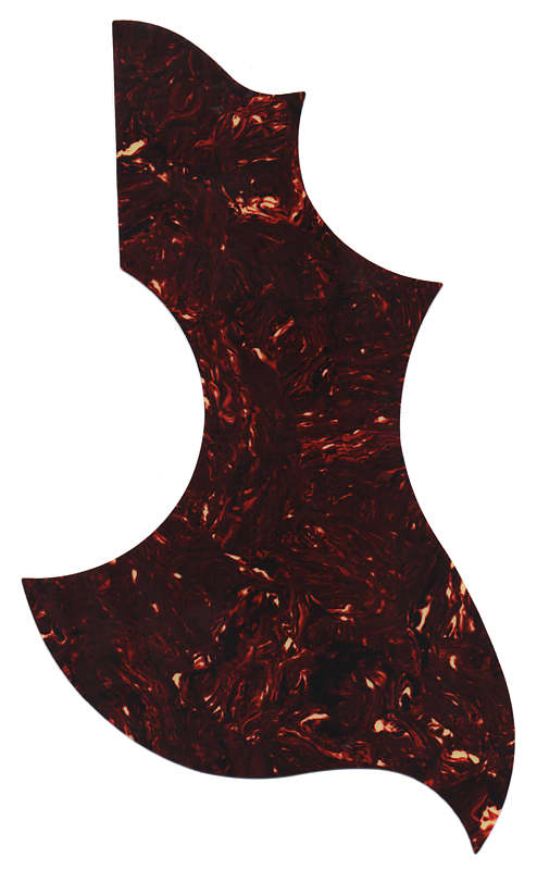 Fox Guitars Red Tortoise Shell Vintage Guitar Pickguard for | Reverb