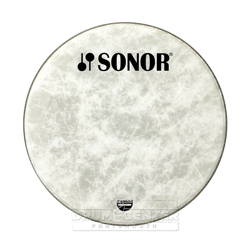 Sonor Bass Drum Logo Head 24" Fiberskyn | Reverb