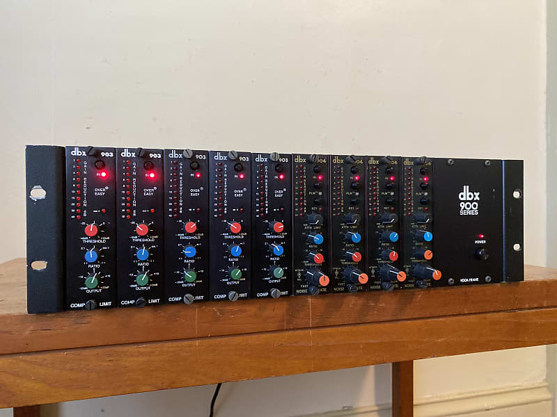 DBX 900 Rack. Five 903 Compressor Limiters + Four 904 Gates. | Reverb
