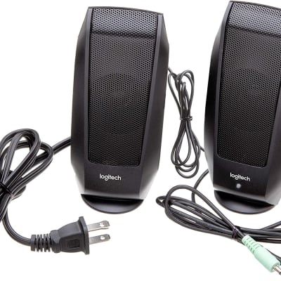 Logitech S120 2.0 Stereo Speakers, Black | Reverb