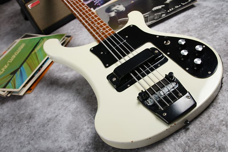 Rickenbacker 4003 S/5 WhiteGlo 1986 Rick-o-Sound | Reverb UK