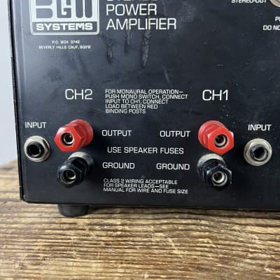 BGW Stereo Power Amplifier Model 500D | Reverb