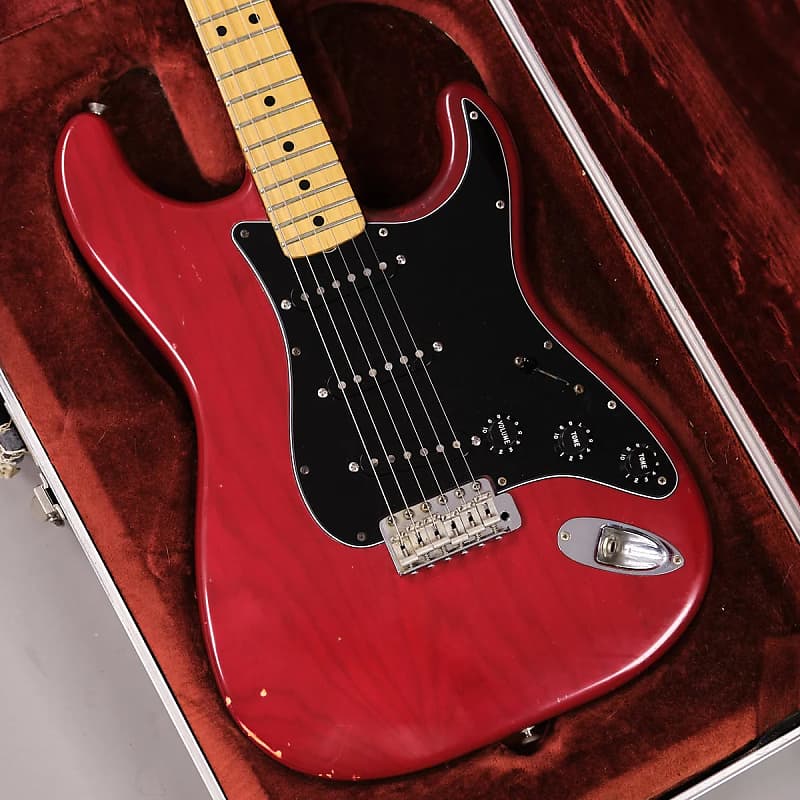 1978 Fender Stratocaster (USA, Wine Red, OHSC) | Reverb Australia