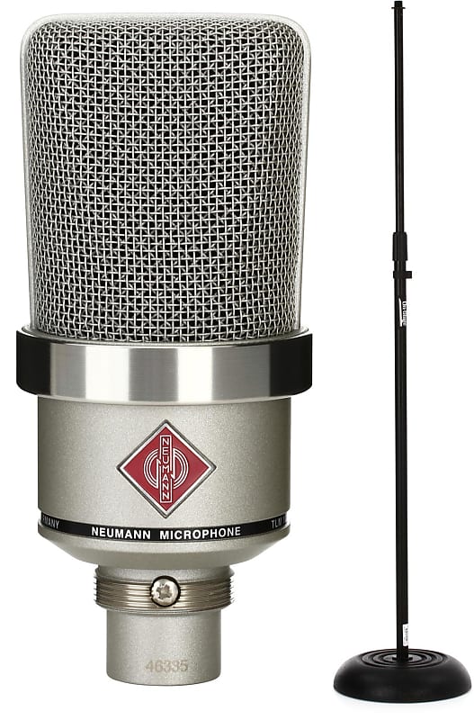 Neumann TLM 102 Large-diaphragm Condenser Microphone - Nickel | Reverb