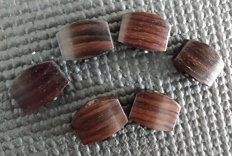Tone Ninja TN-BTN-QT15-6 Genuine Rosewood Tuner Buttons (6) | Reverb