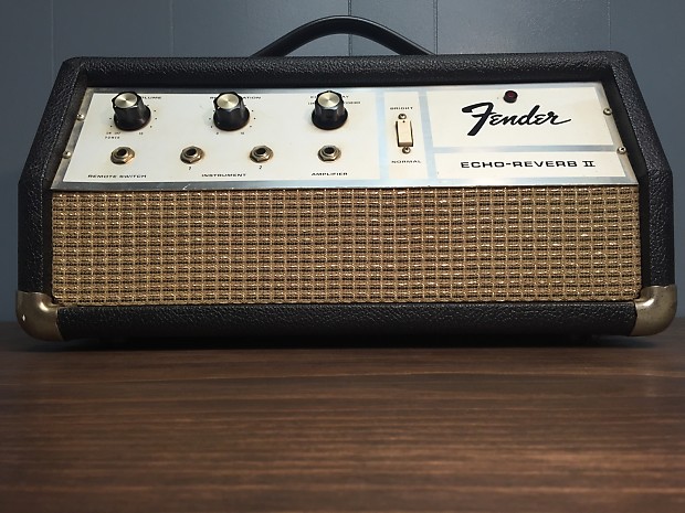 Fender Echo-Reverb II 1967 Black/White | Reverb