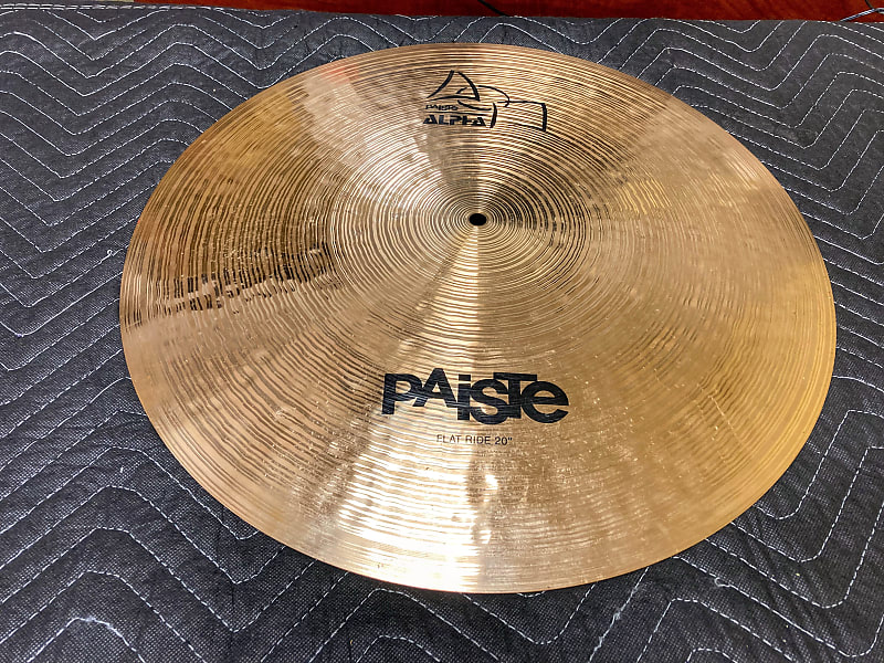 Paiste Alpha 20" Flat Ride Ride Cymbal 2178g | Reverb