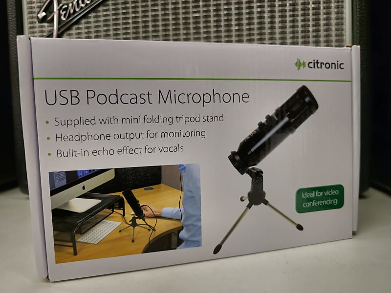 Citronic CU-POD USB Condenser Podcast Microphone | Reverb UK