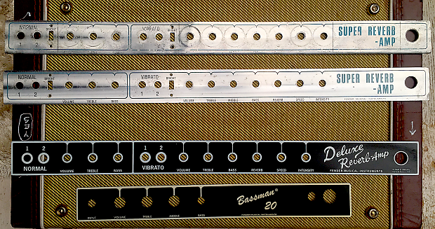 Fender amplifier faceplates | Reverb