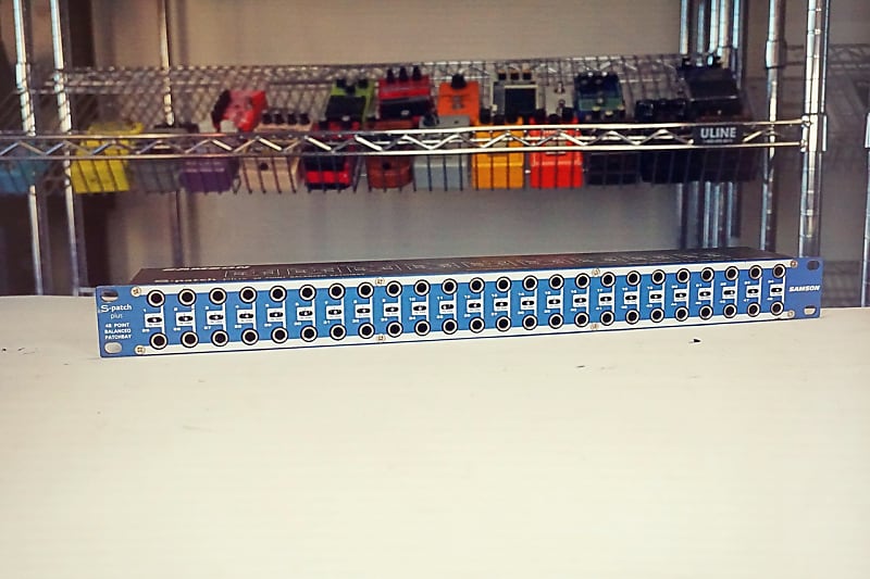 Samson S-Patch Plus S Class 48-Point Balanced Patchbay | Reverb