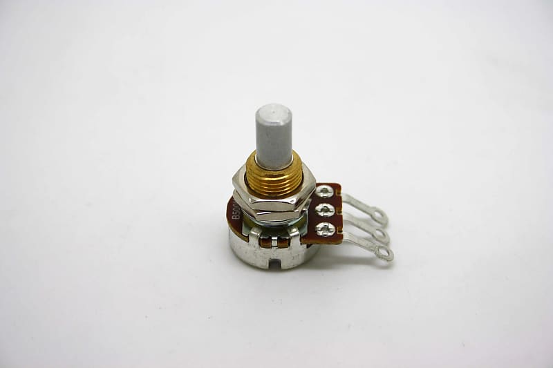 BOURNS 500K B500K LINEAR SOLID SHAFT 16mm MINI POTENTIOMETER | Reverb
