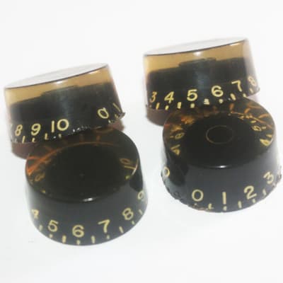 Vintage 1970's Gibson Speed Knobs Black SG Les Paul Custom | Reverb