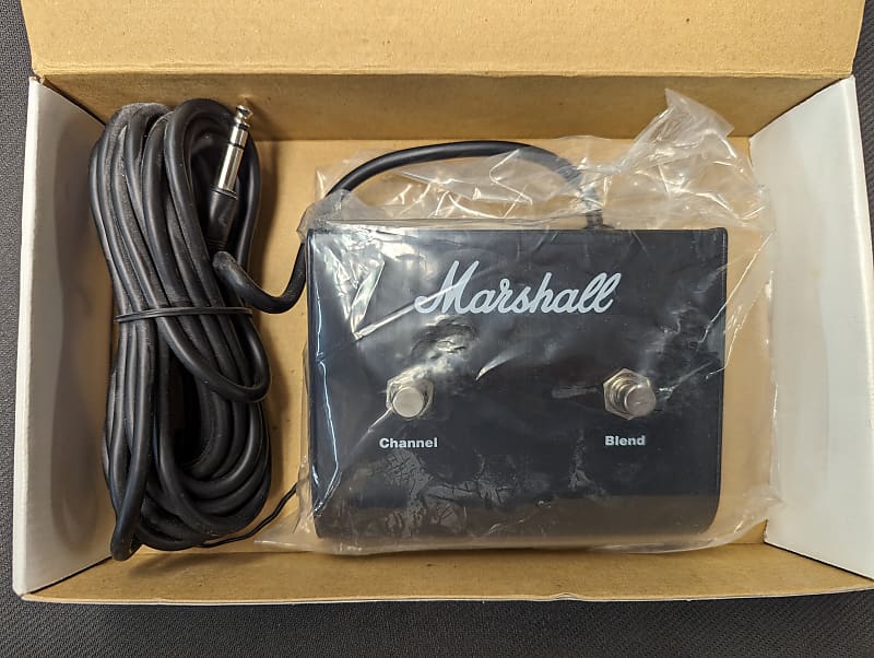 Marshall Two Button Footswitch - NOS - Black | Reverb