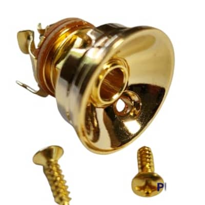 WD Modern Fender Telecaster Jack Plate Gold | Reverb