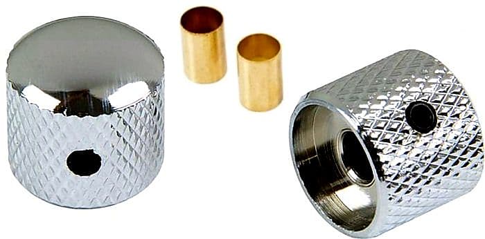 WD Music Chrome Dome Knobs for Solid Shaft USA Pots | Reverb