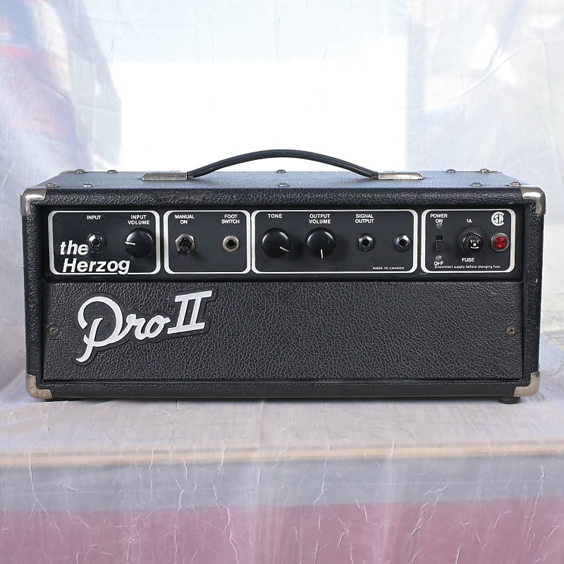 Garnet The Herzog G-12H "Pro II Stenci" 1970s Overdrive Unit | Reverb