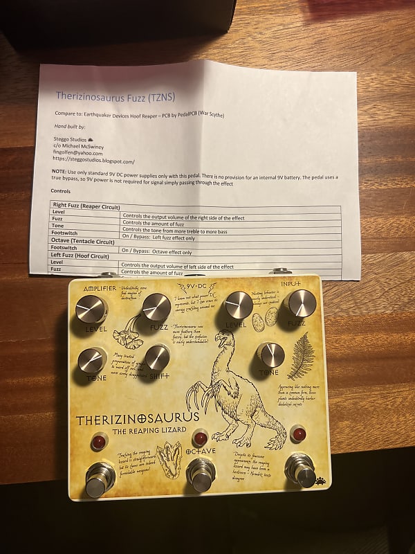 Steggo Studios Therizinosaurus the Reaping Lizard 2023 | Reverb