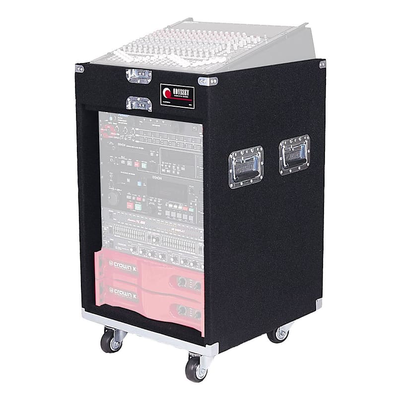 Odyssey CXP1114W 11U Top 14U Bottom CXP Carpet Combo Rack | Reverb