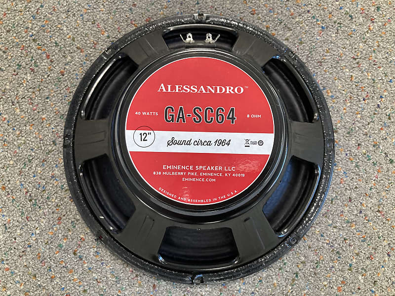 Used Eminence GA-SC64 Alessandro 12 Used Eminence GA-SC64 Alessandro 12
