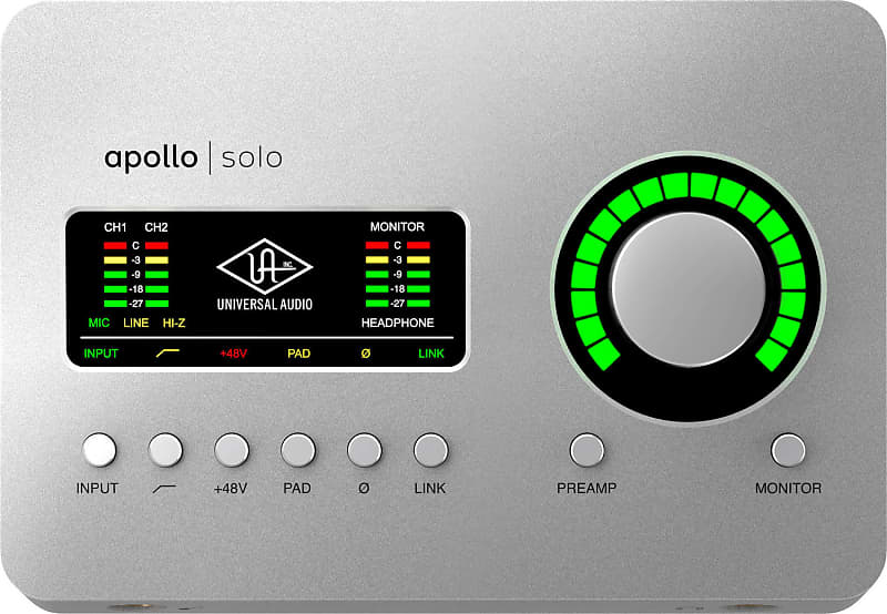Universal Audio Apollo Solo Heritage Edition Thunderbolt | Reverb
