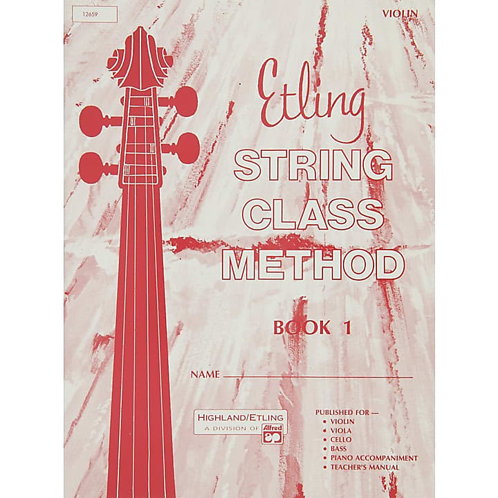 Etling String Class Method Book 1 Violin | Reverb