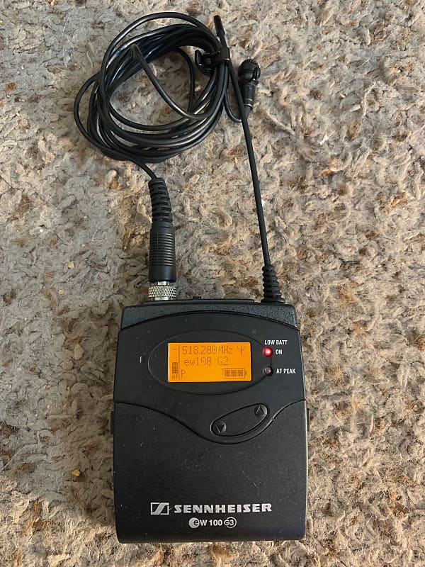 Sennheiser EW100 G3 A 516-558 wireless lav microphone | Reverb