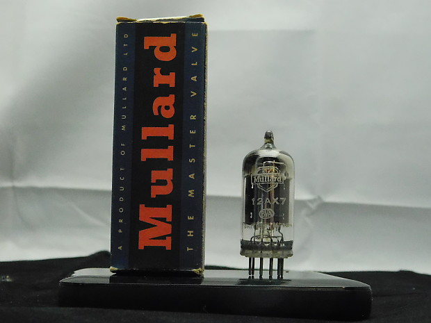 Mullard 12AX7 ECC83 1600 mC1 Long Plate Amplitrex Tested 1954 | Reverb