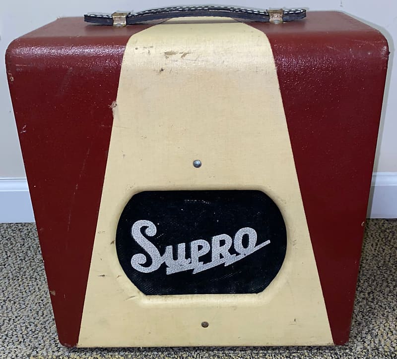 Restored 1956 Supro Spectator Vintage Tube Amp Fender Champ | Reverb