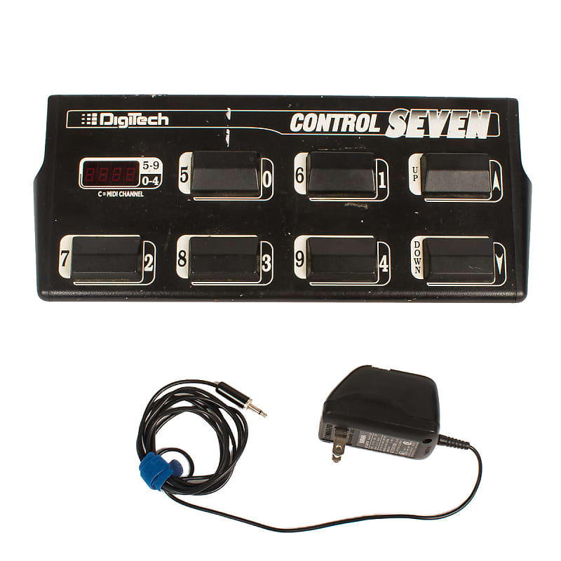 Digitech - Seven - MIDI Foot Controller w/ Power Supply, | Reverb
