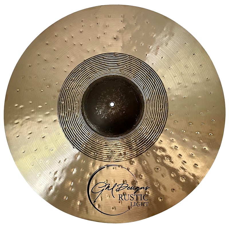 22.5" GM Designs Rustic LIGHT Ride Cymbal - Warm, Emotive | Reverb