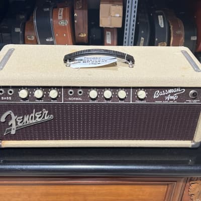 Fender Bassman Piggyback Amp 1962 - ultra rare in White Tolex | Reverb