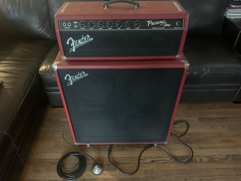1996 Fender Prosonic Amp 412 Half Stack Custom Shop 1 of 300 | Reverb