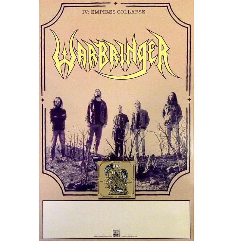 Warbringer IV Ltd Ed RARE Tour Poster! EXODUS Power Trip | Reverb