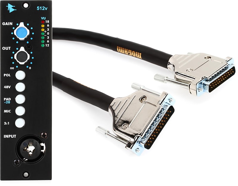 API 512V 500 Series Discrete Microphone Preamp Bundle with | Reverb