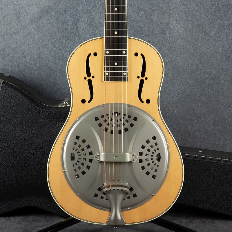 National Dobro Resophonic Type D - Natural - Hard Case - | Reverb UK