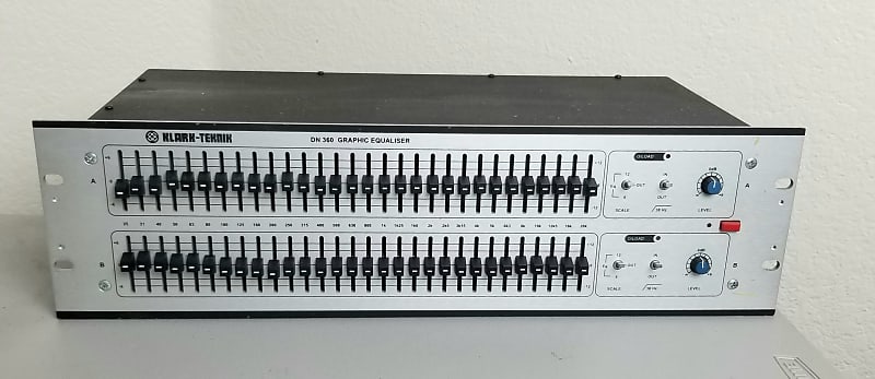 Klark Teknik DN360 DN 360 Stereo Graphic EQ Equalizer | Reverb