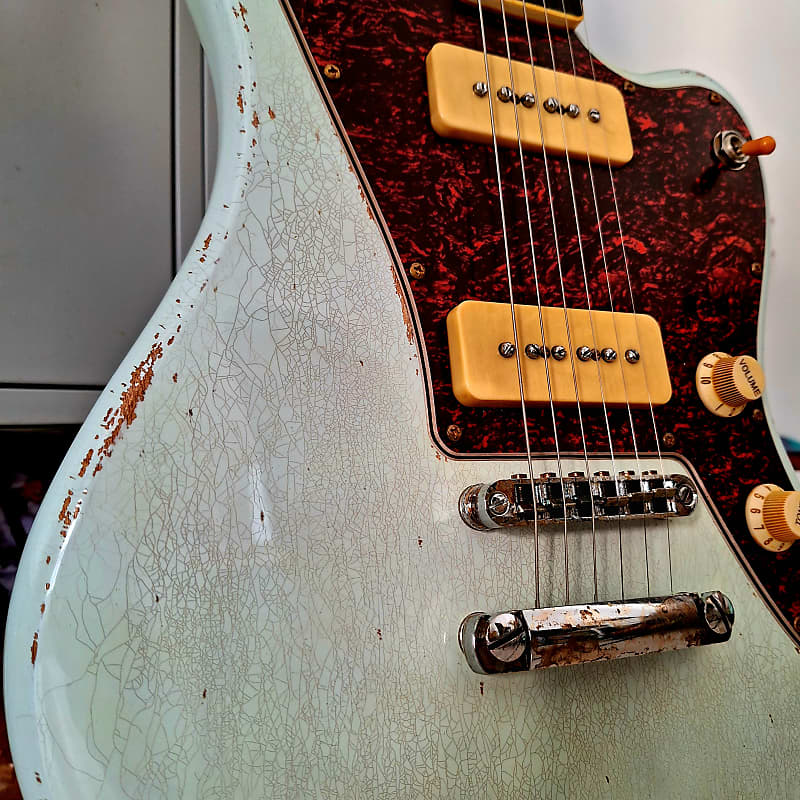 Partscaster Jazzmaster kit nitrocellulose relic | Reverb