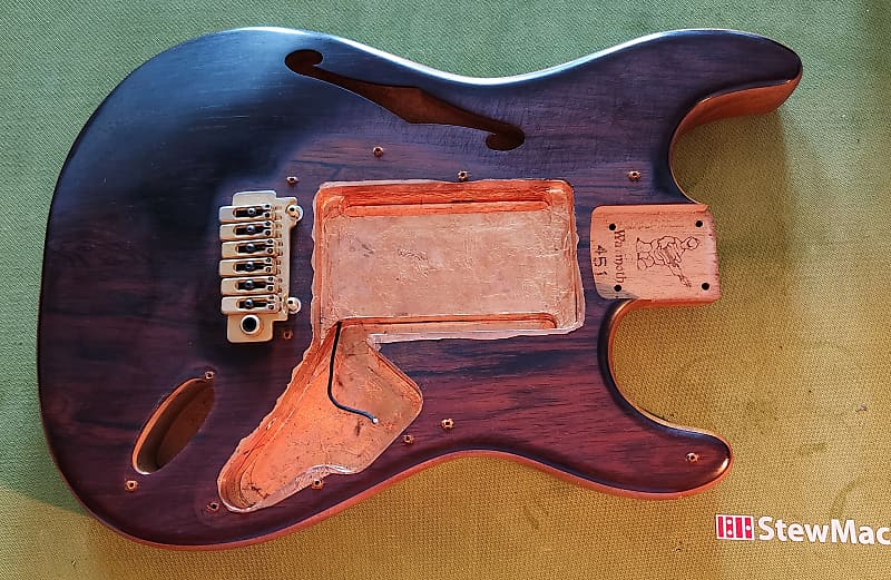 Fender Licensed Warmoth Thinline Stratocaster Body | Reverb