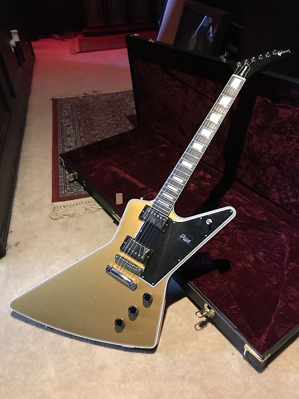 Gibson Custom Shop Explorer 2018 Gold 1 off | Reverb