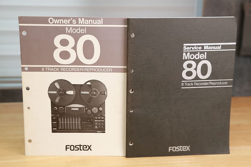 FOSTEX model 80, 8 track Recorder/Reproducer Owner's & | Reverb