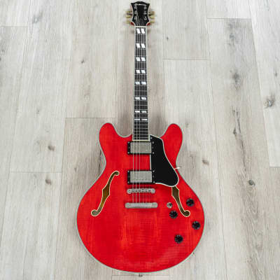 Eastman T59/TV Semi-Hollow Guitar, Ebony Fretboard, Truetone | Reverb