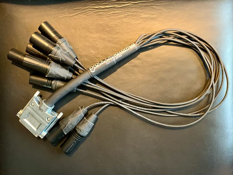 Custom Grimm DB25 to XLR 8-channel snake | Reverb