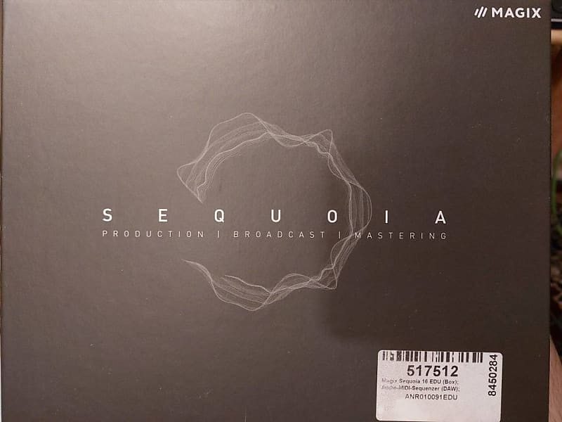 Magix Sequoia 16 DAW Software (box with USB Dongle) 2022 | Reverb