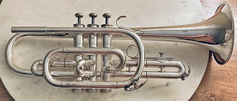 Selmer Bundy by Bach Silver Plated Cornet | Reverb