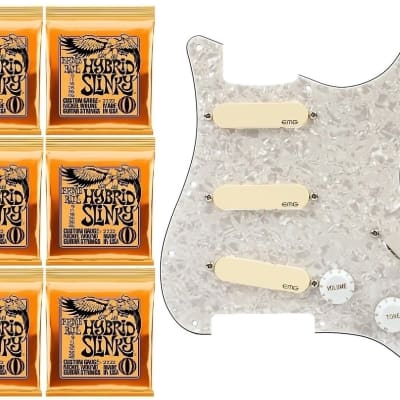 EMG JMaster Pickguard System Black Active Jazzmaster Pickups | Reverb