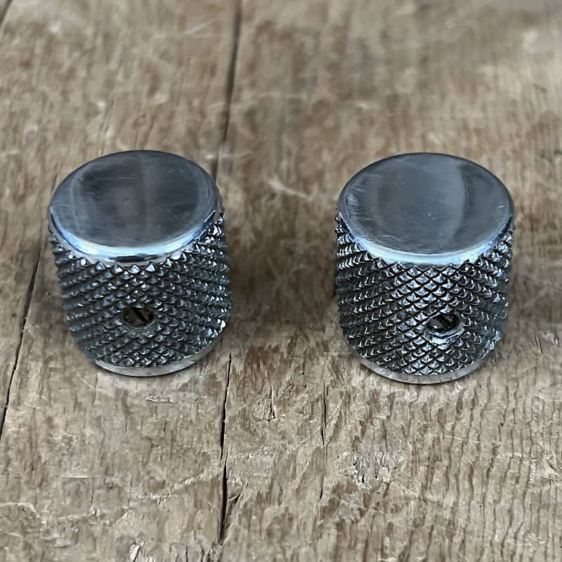 Fender Telecaster P Bass Knobs 1973 - Chrome 1960s 1970s 1968 | Reverb