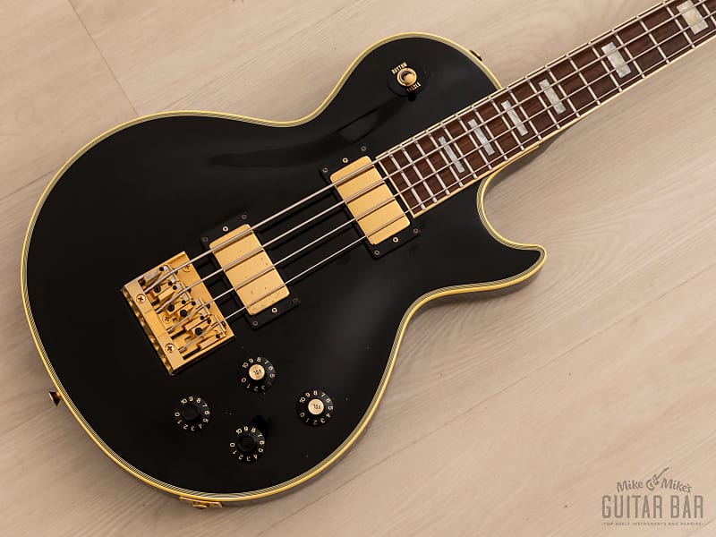 1991 Greco EGB-850 Custom Black Beauty Vintage Short Scale | Reverb