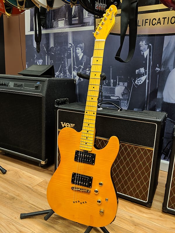 Acepro Ae-203 Tele 2002 Tiger Stripe Maple | Reverb