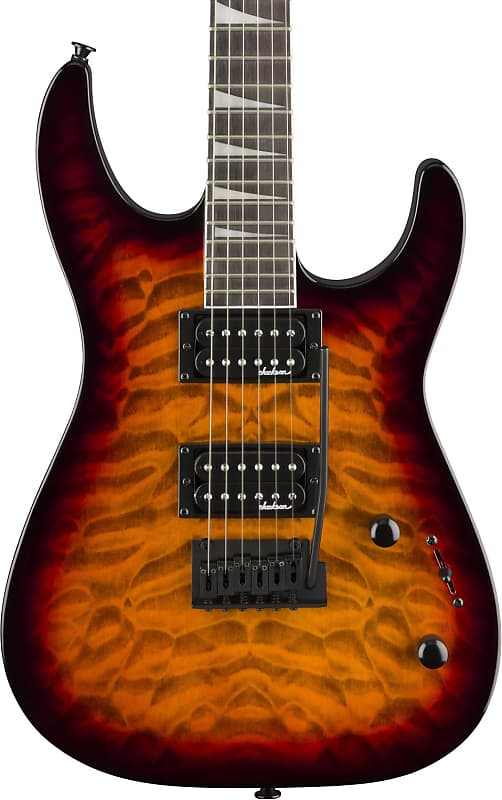 Jackson Dinky JS20 DKQ Electric Guitar - Tobacco Burst | Reverb