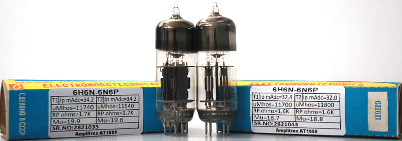 6H6N 6N6P Gold Grid-Posts Tubes for BAT Tenor 75wi | Reverb UK